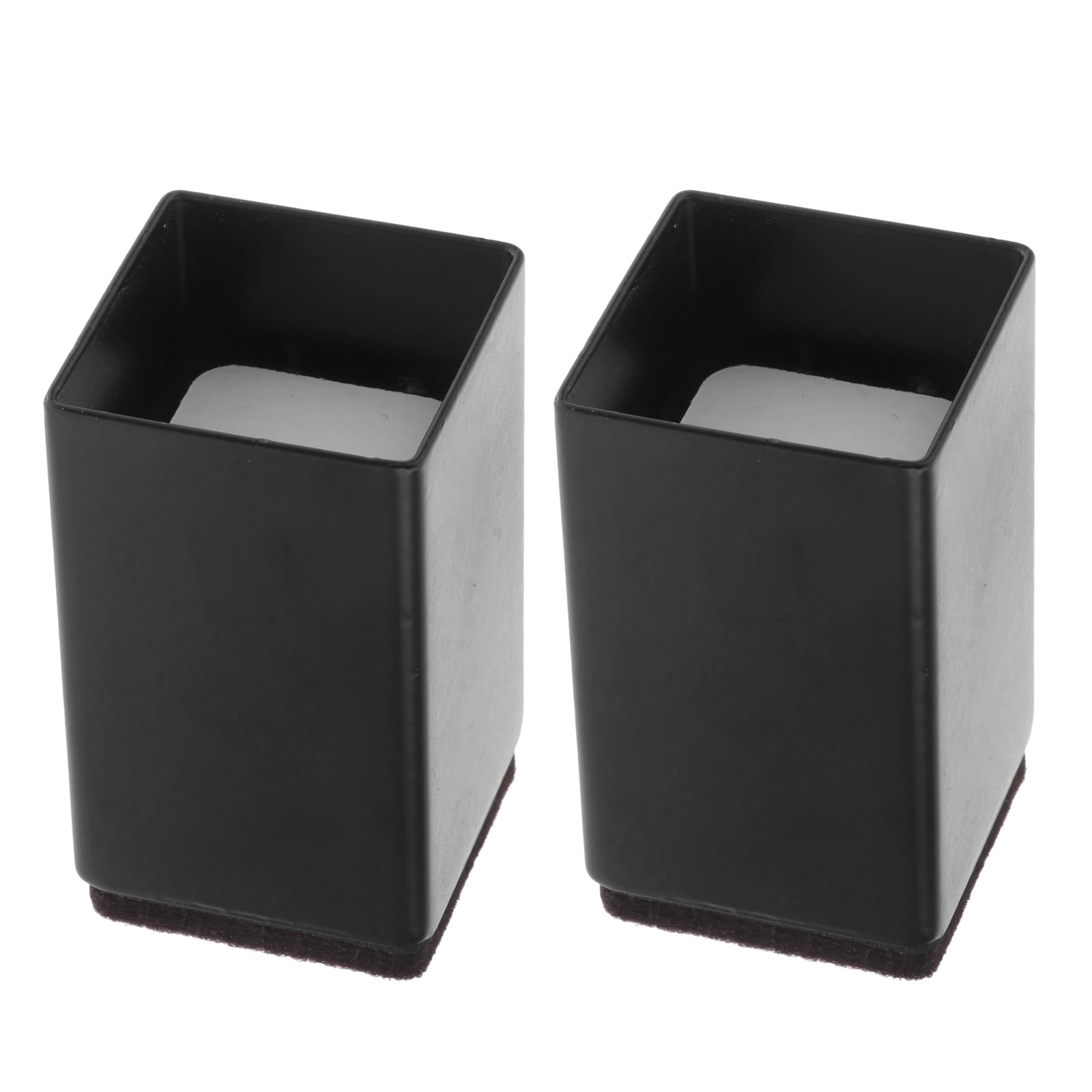 2 PCS Bed Feet Riser Carbon Steel Chair Leg Free Moving Table Leg Cover ...