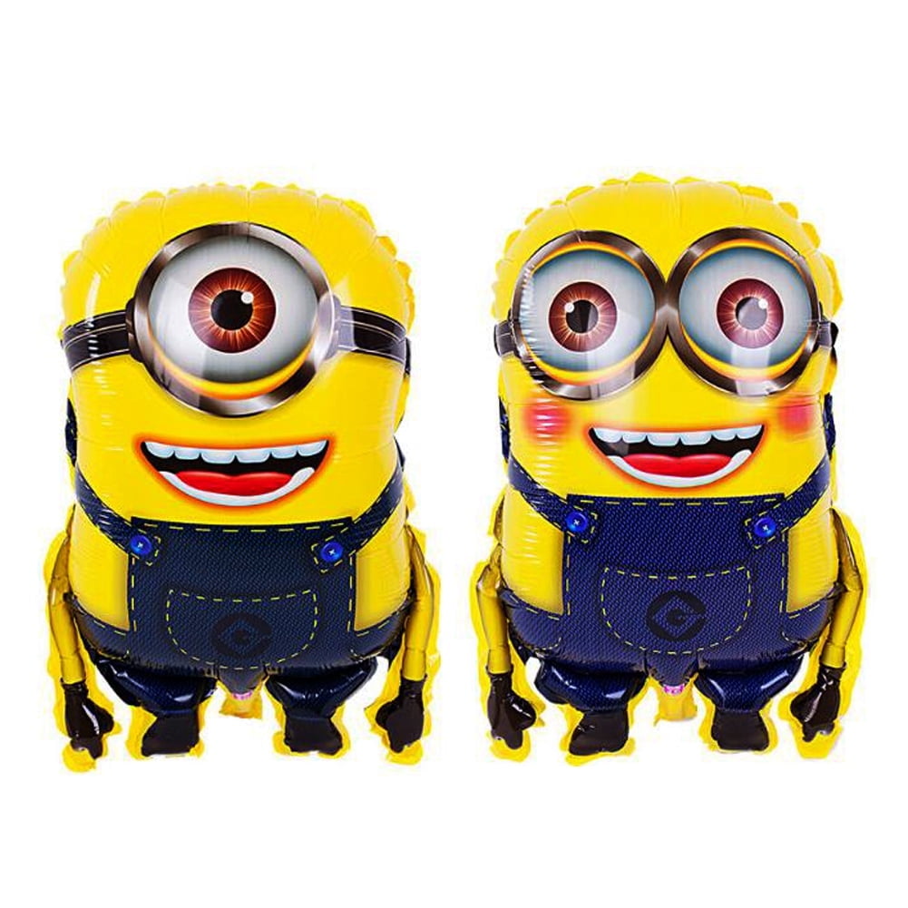 2 PCS Birthday Party Balloons Me Balloons Dave Balloons Stuart Balloons ...