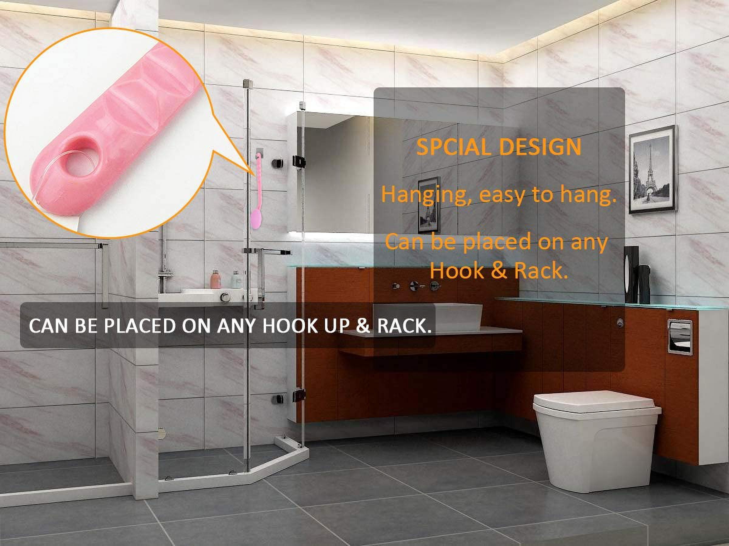 2 PCS Body Lotion Applicator for Back, Long Handle Bath Massage ...