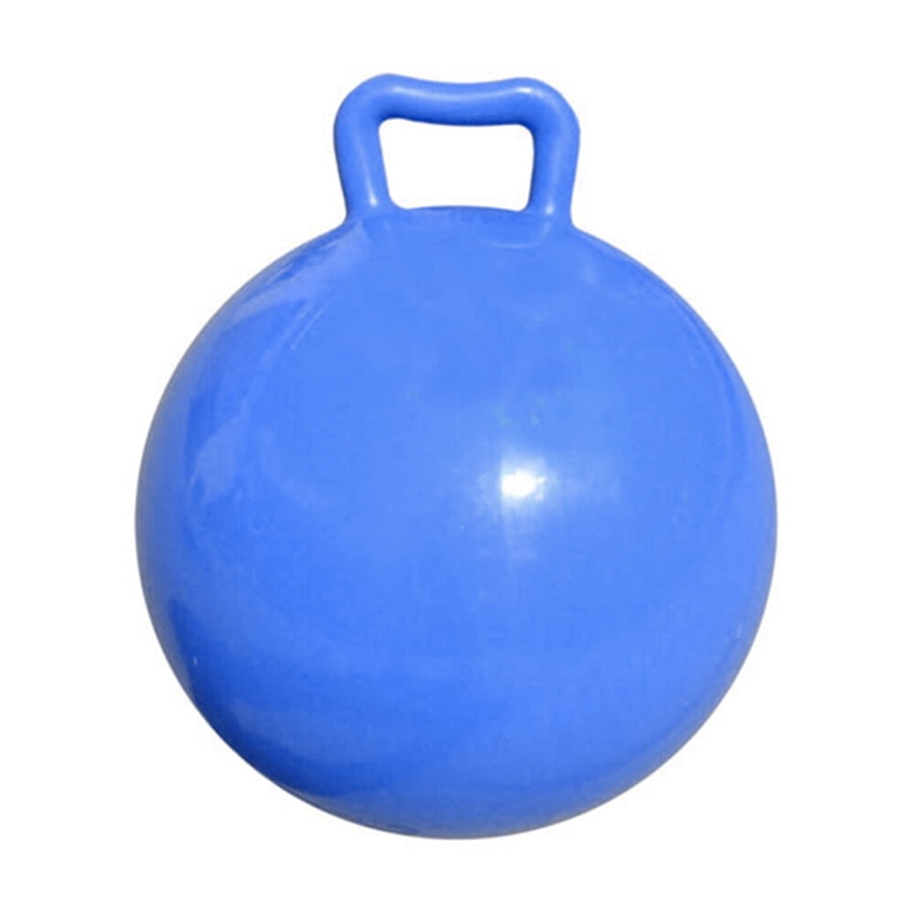 2 PCS Bouncy Balls for Kids Inflatable Hop Childrens Toys Jump Handle ...