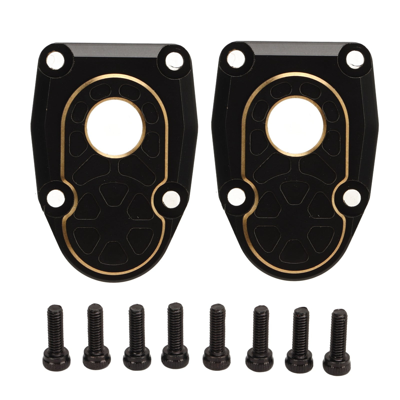 2 PCS Brass Portal Covers Black Stability Portal Steering Knuckle Cap ...