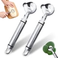 2 PCS Cactus Peeler Tool, Spoon, Long Handle Knife with Hole, Kitchen ...