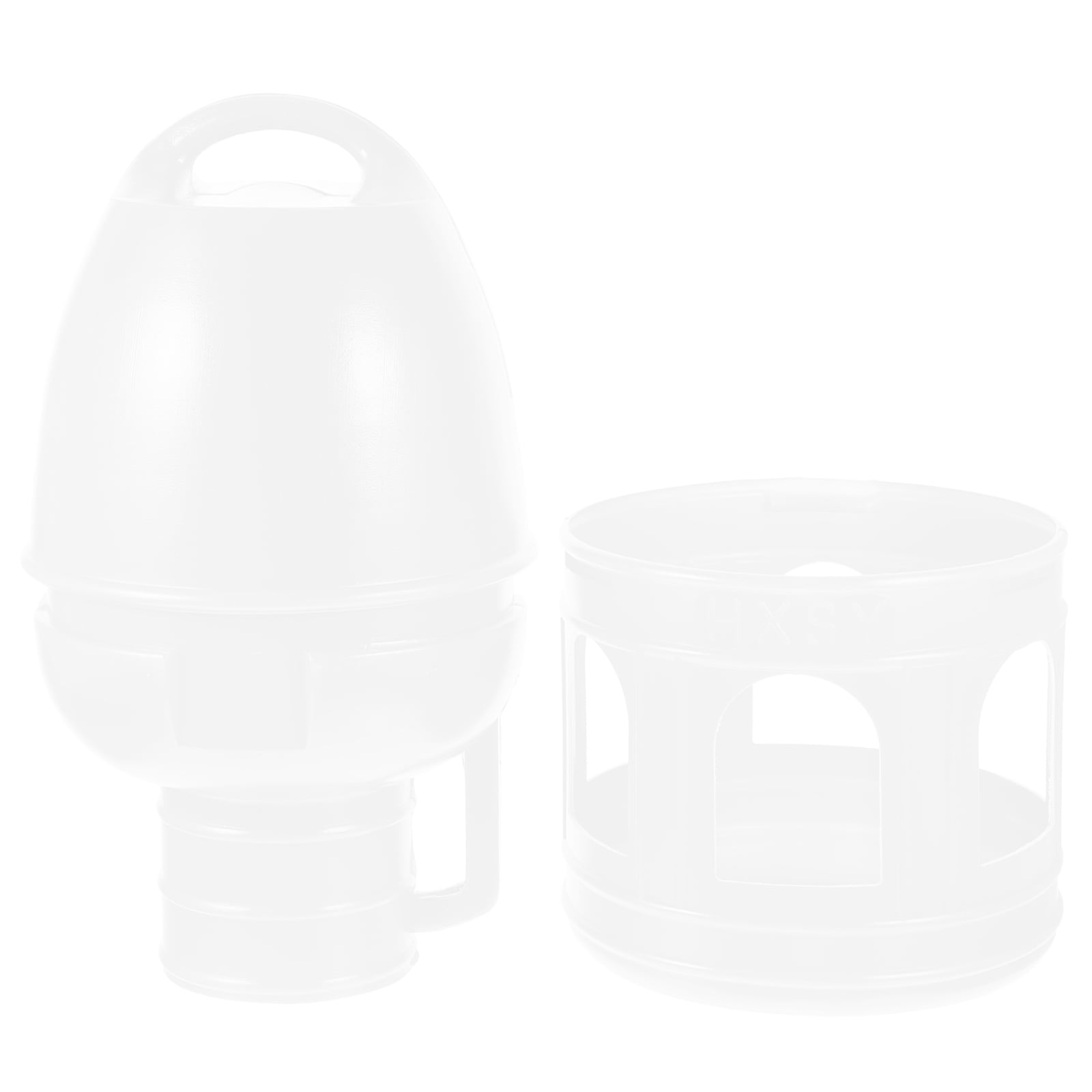 2 PCS Cage Pigeon Drinking Fountain Bird Drinker Portable Feeder ...