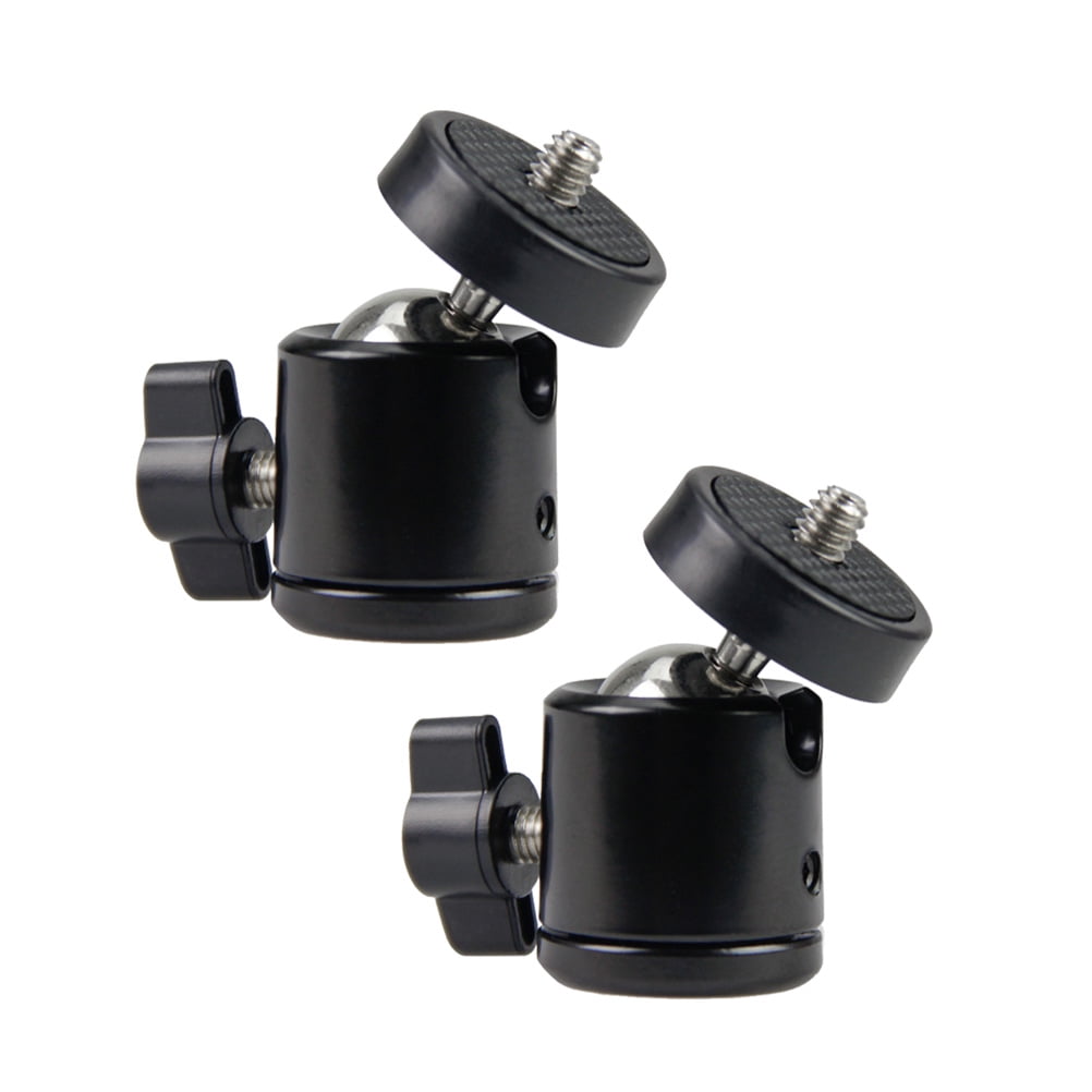 2 PCS Camera Spherical Panoramic Camera Mount Swivel Ballhead 360 ...