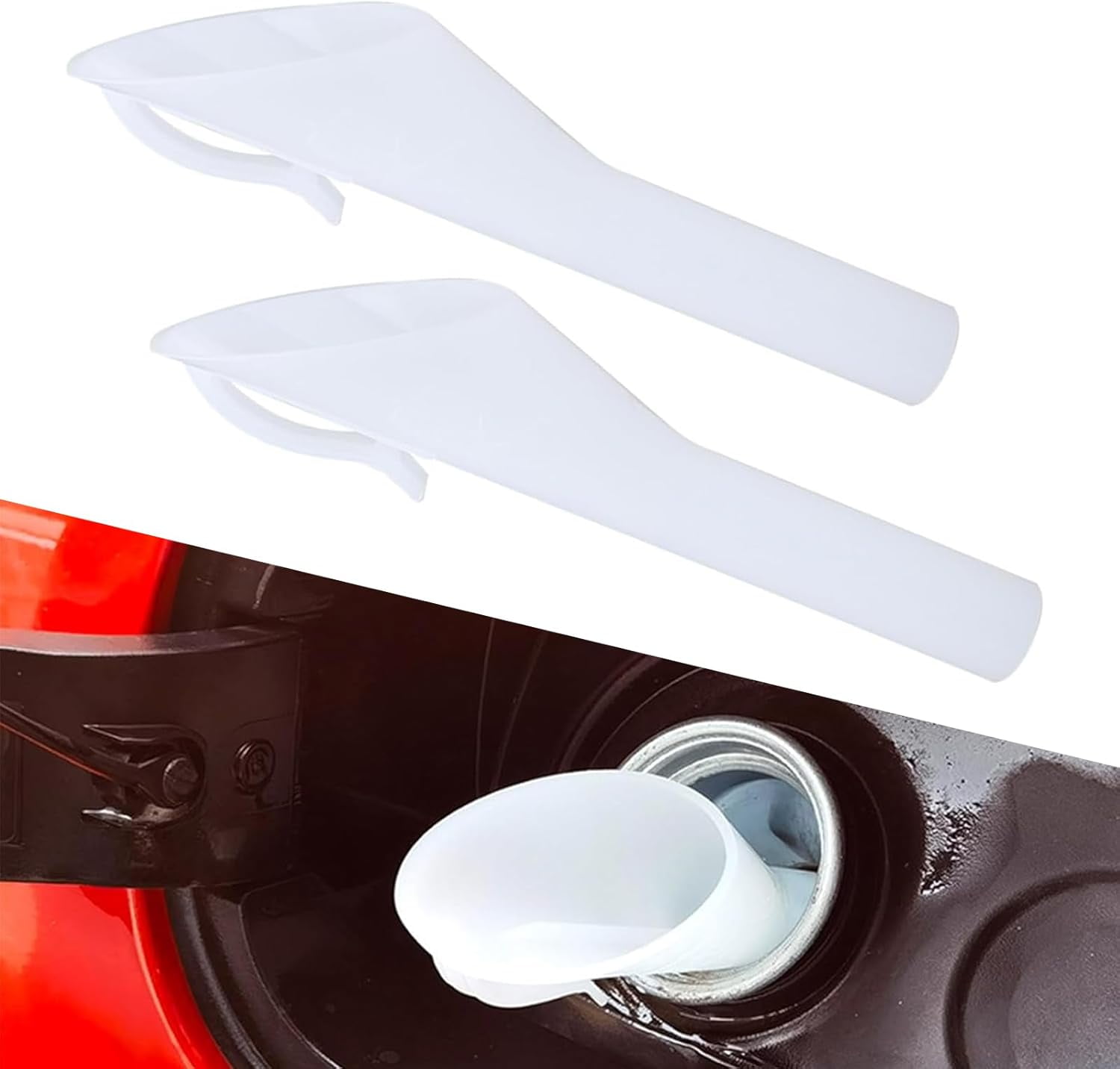 2 PCS Car Fuel Filler Capless Funnel, Portable Fuel System Filling Tank ...
