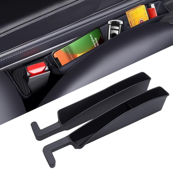 2 PCS Car Seat Gap Filler Organizer, Multifunctional Cars Gap Fillers ...