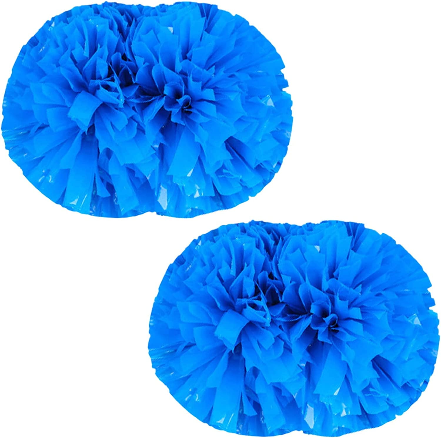 2 PCS Cheerleading Pom Poms with Handle or Ring for Team Spirit Sports ...