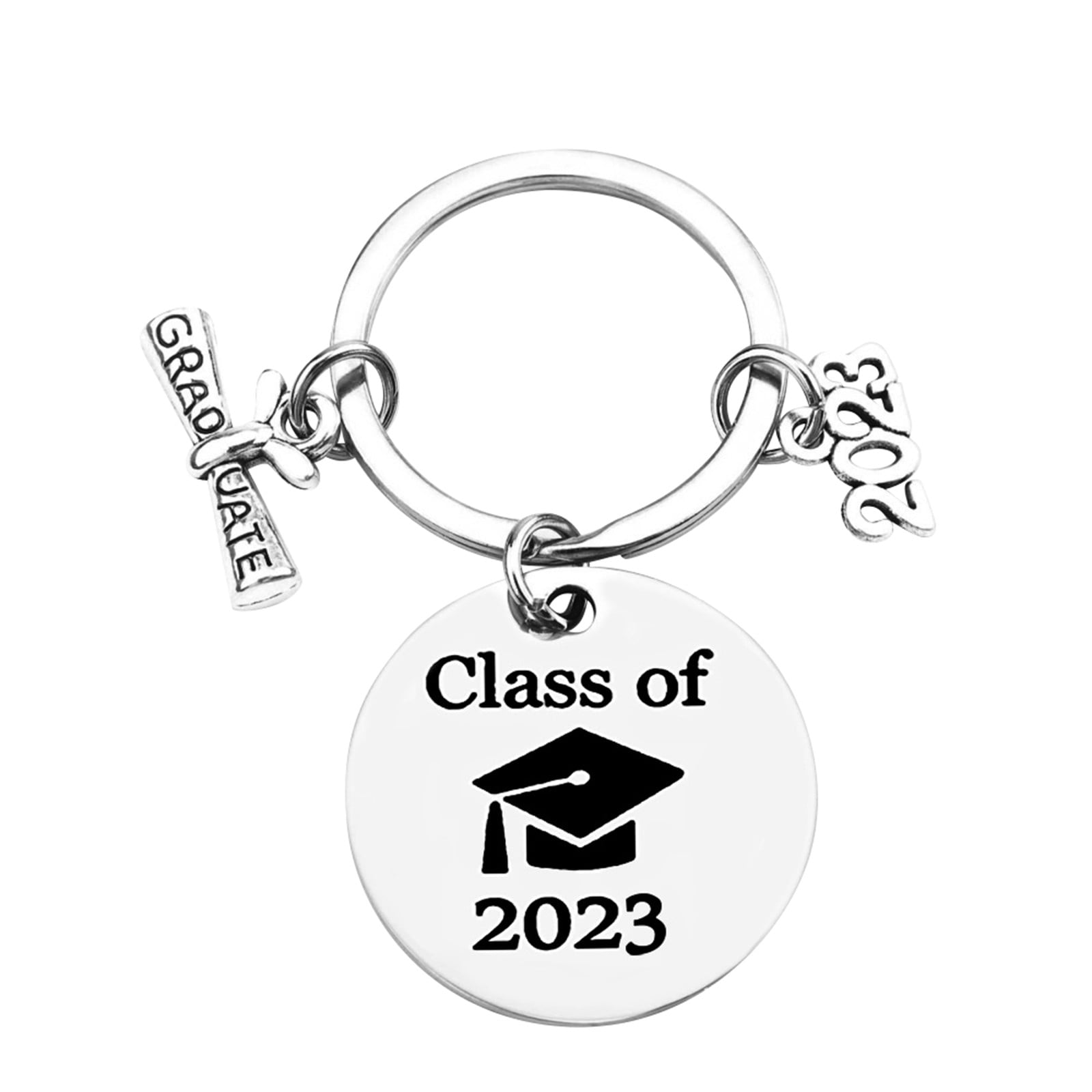 2 PCS Class Of 2025 Keychains Graduation Keychains Gifts For Her/Him ...