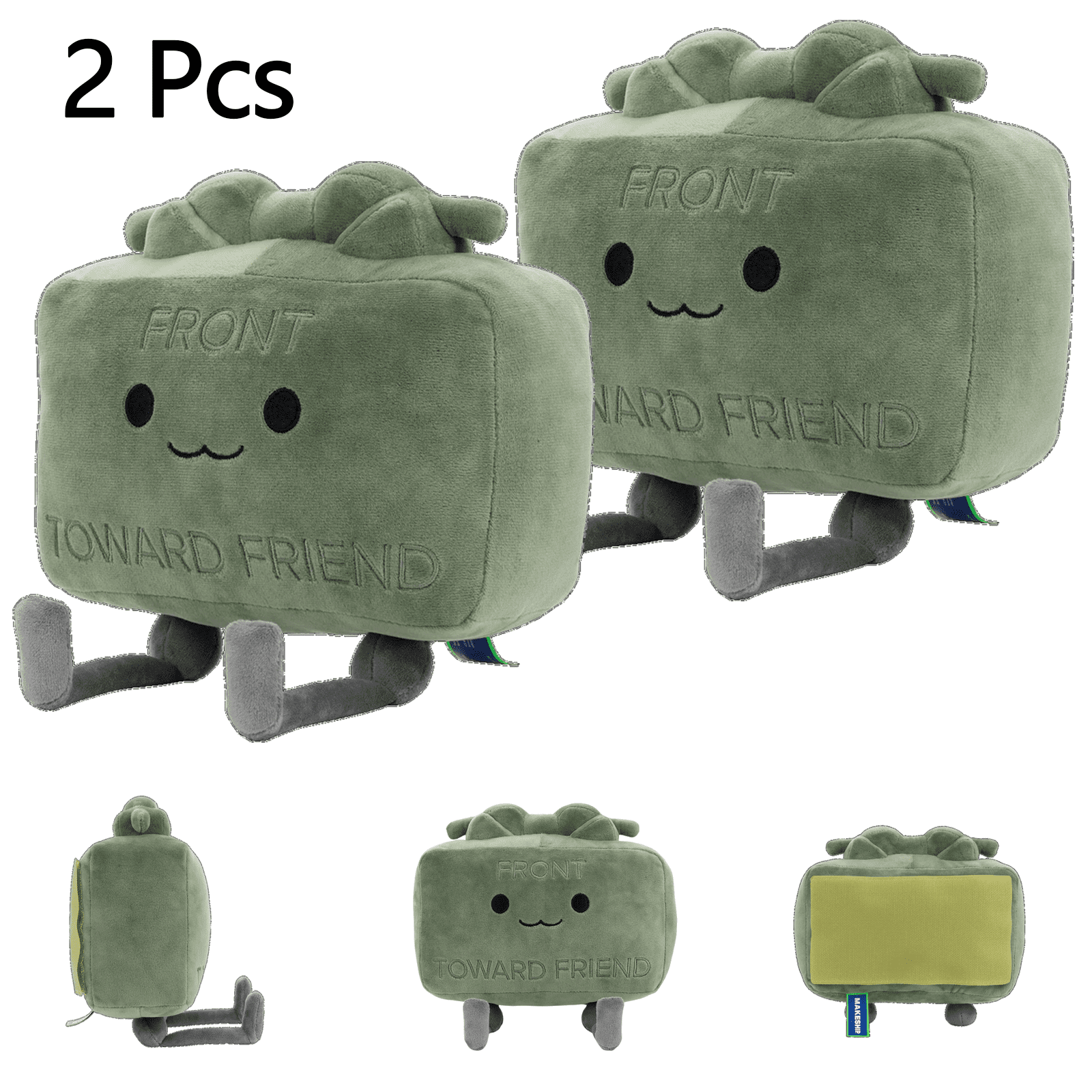 2 PCS Clay the Claymore Plush Toys By: Whiskey_Project 8 inch Front ...