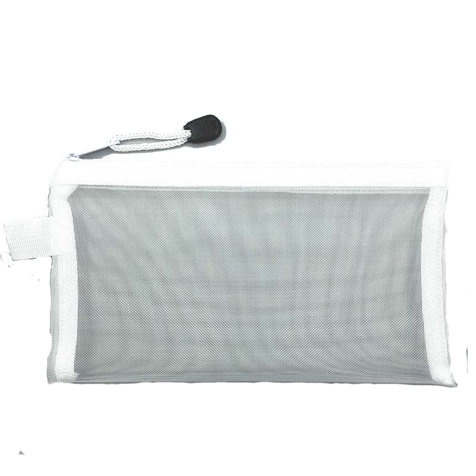 2 PCS Clear Mesh Pencil Pouch, Large Capacity Zipper Pencil Cases ...