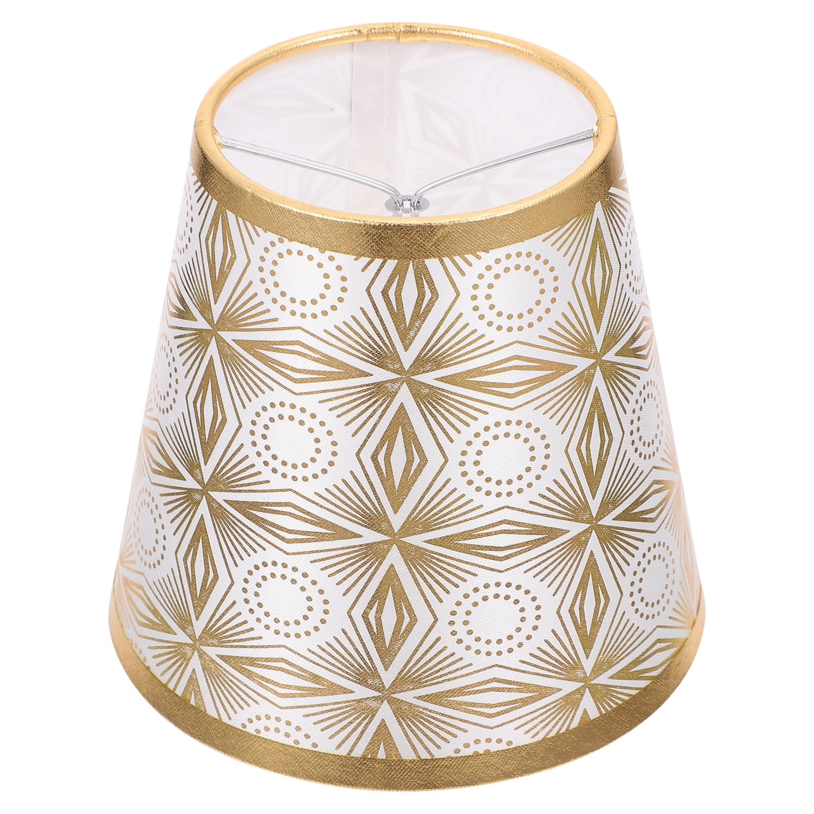 2 PCS Clip Bulb Lampshade Candles Home Accessories Retro Decor Golden ...