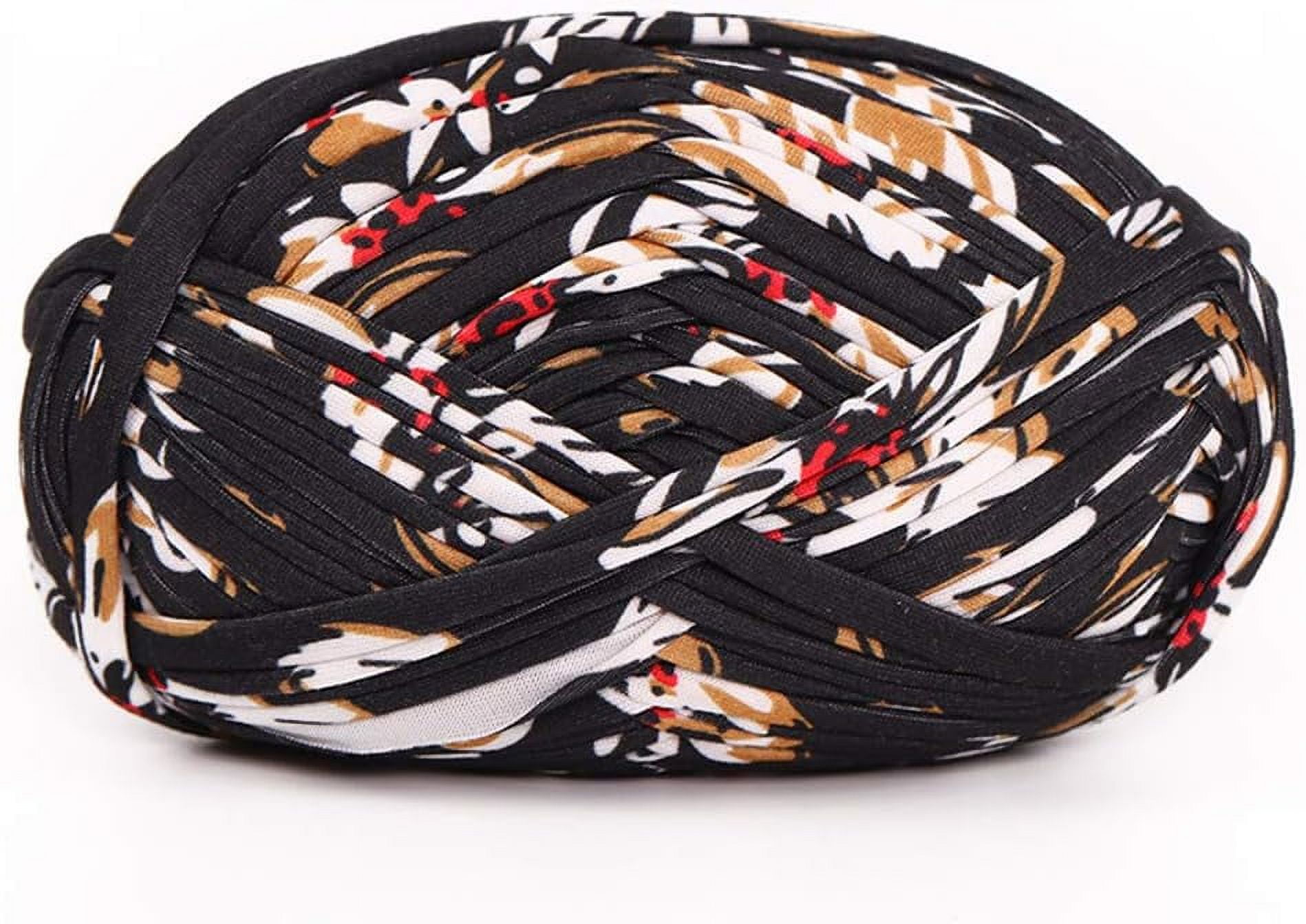 2 PCS Colorful T-Shirt Yarn Knitting Yarn Fabric Crochet Cloth for DIY ...