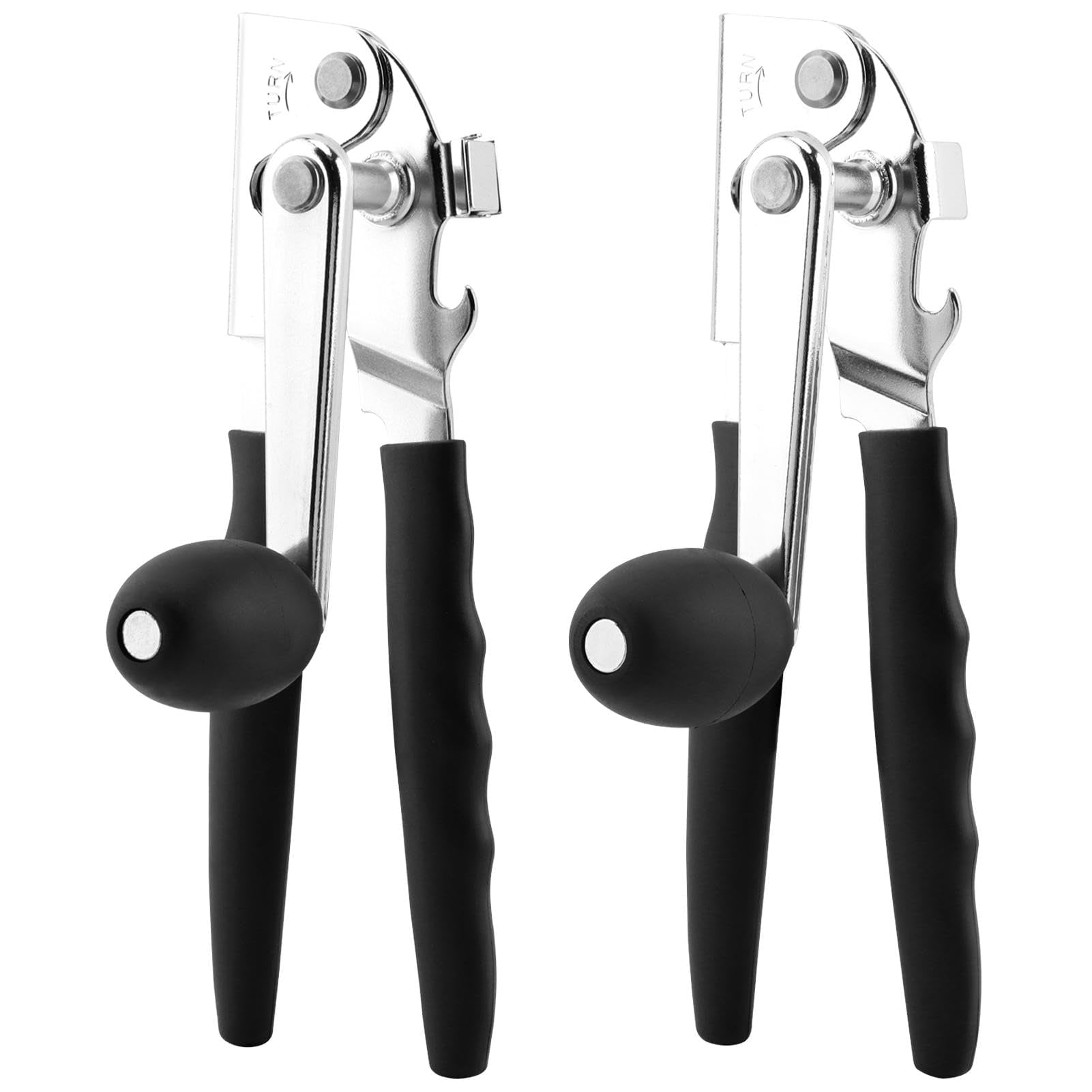 2 PCS Commercial Can Opener Manual, Stainless Steel Handheld Can Opener ...
