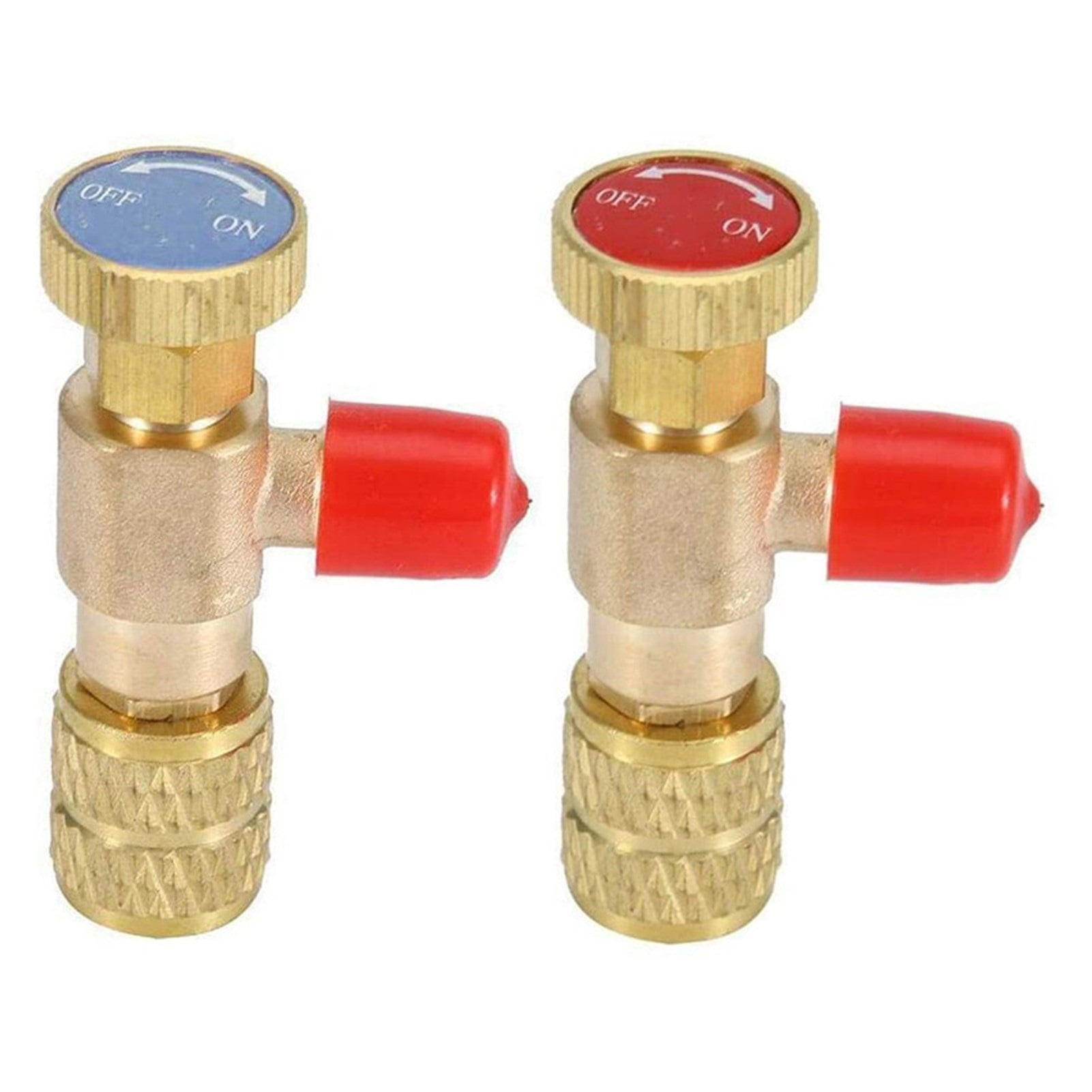 2 PCS Copper Safety Valve R22 R410 Copper Plus Liquid Safety Valve ...