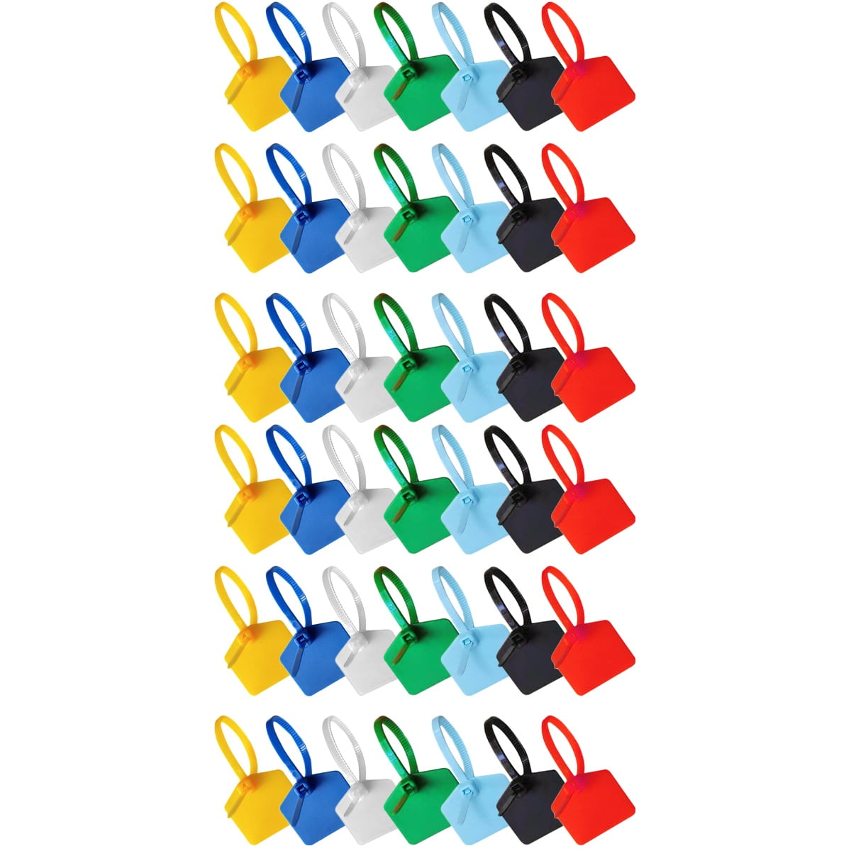 2 PCS Cord Labels White Tags Cable Zip Wire Bundling Identification ...