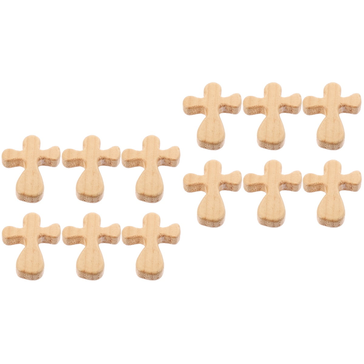 2 PCS Cross for Crafts Decorative Wood Decorations Balsa Light ...