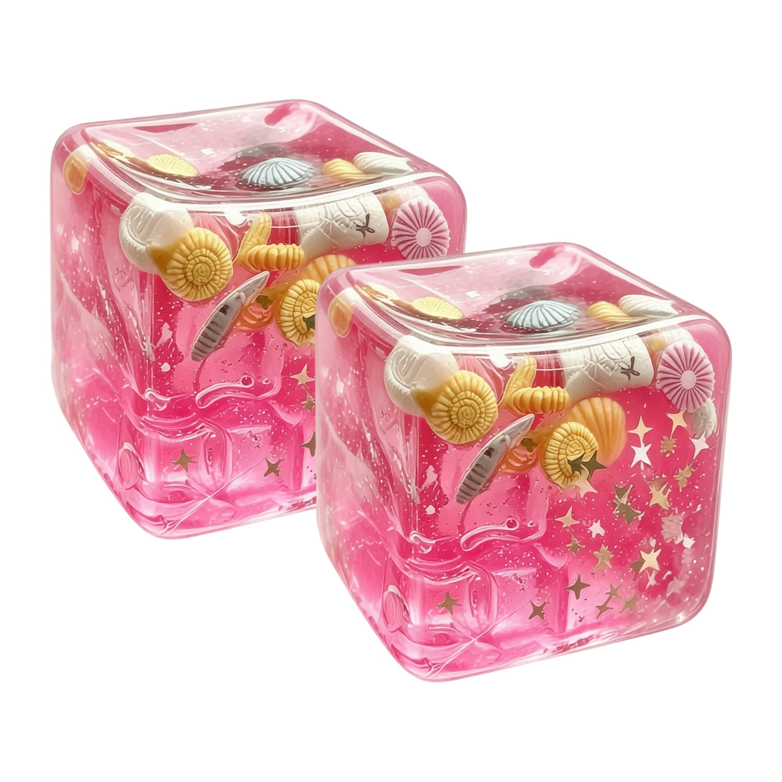 2 PCS Cube Slow Rising Squishies, Stress Relief & Fidget Toys, Gifts ...