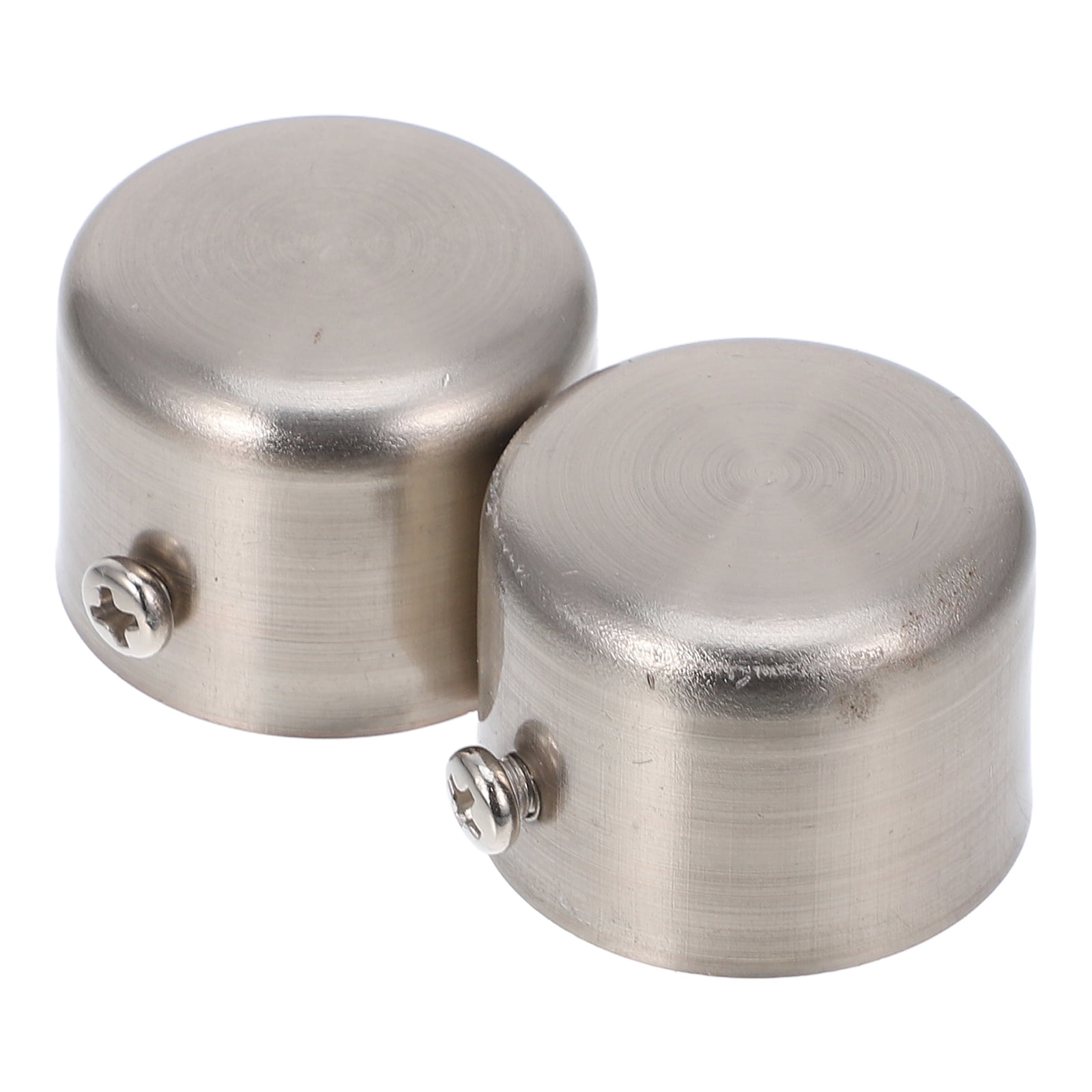 2 PCS Curtain Pole Stopper Ends Decorative Finals Rod Head - Walmart.com