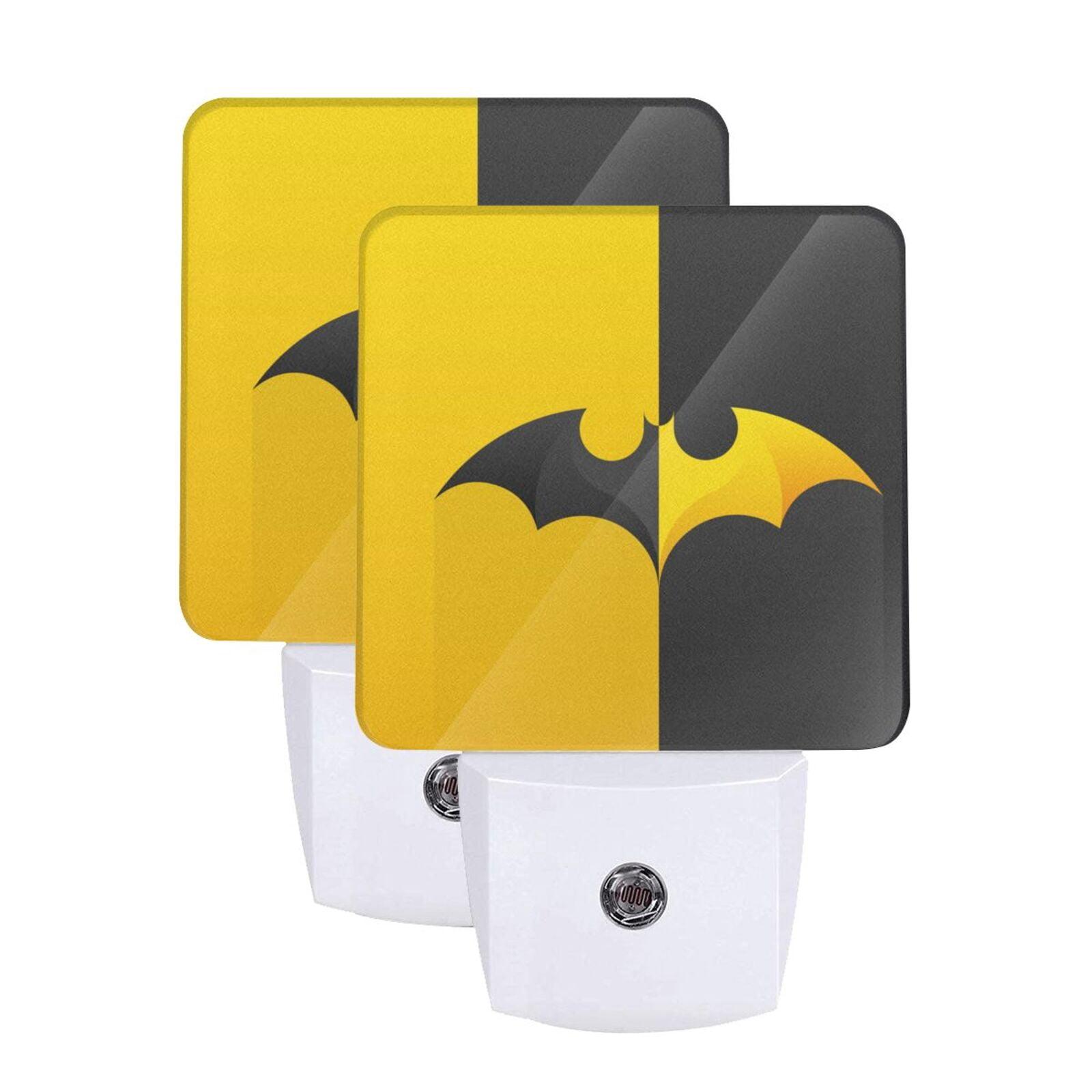 2 PCS Cute Cartoon Movie Hero Night Light,Night Lights Plug into Wall ...