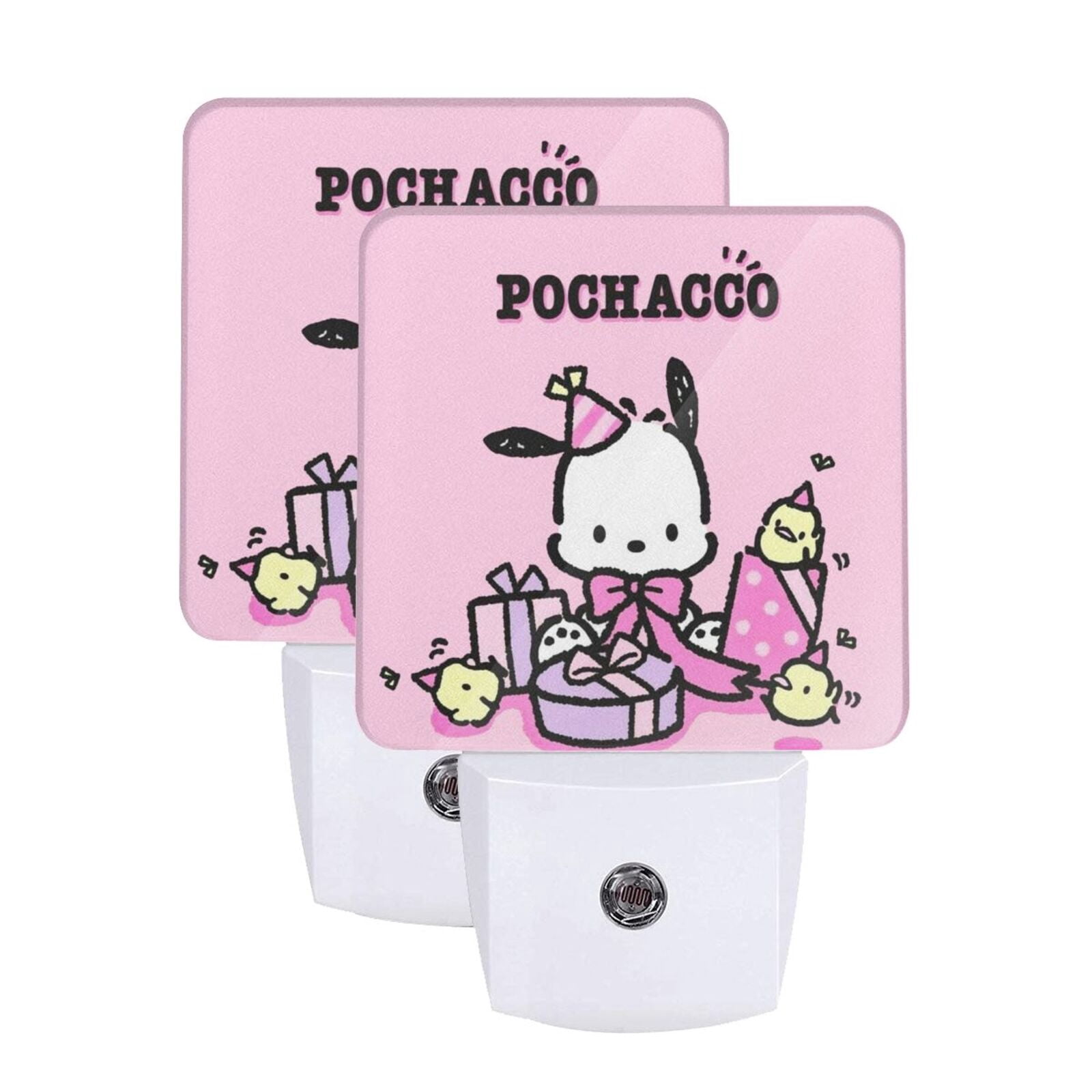 2 PCS Cute Cartoon Pochacco Night Light Plug into Wall Decor for ...