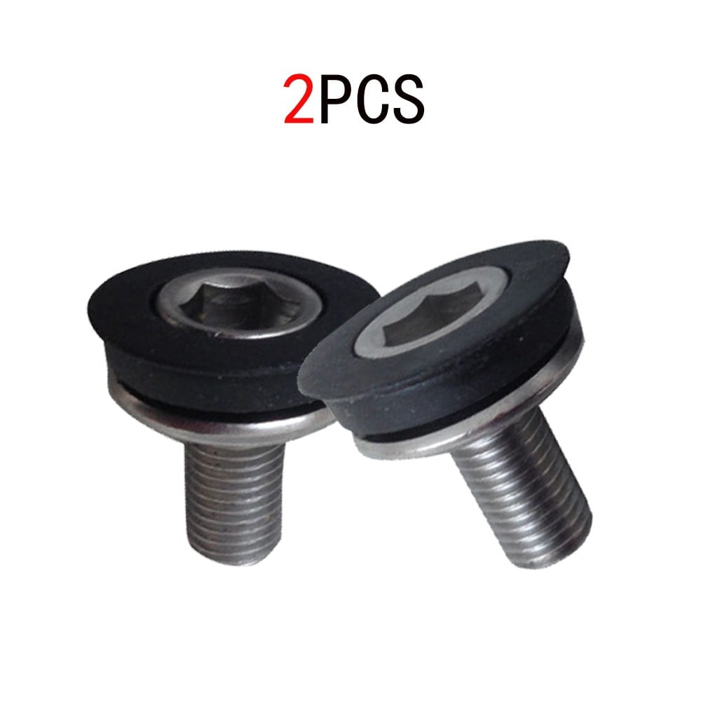 2 PCS Cycle Bike Bicycle Bottom Bracket Axle Allen Key Crank Arm Bolts ...