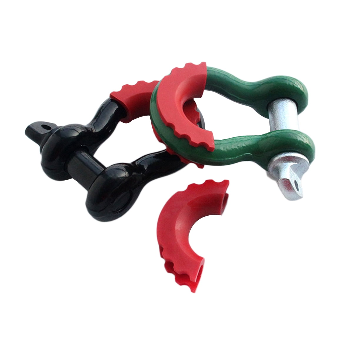 2 PCS Shackle Isolators Bow Shackle Protector Trailer Strap Shackles D ...