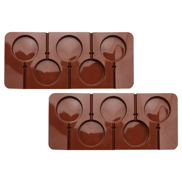 2 PCS DIY Chocolate Mold Candy Cake Decorating Kit Child Brown ...