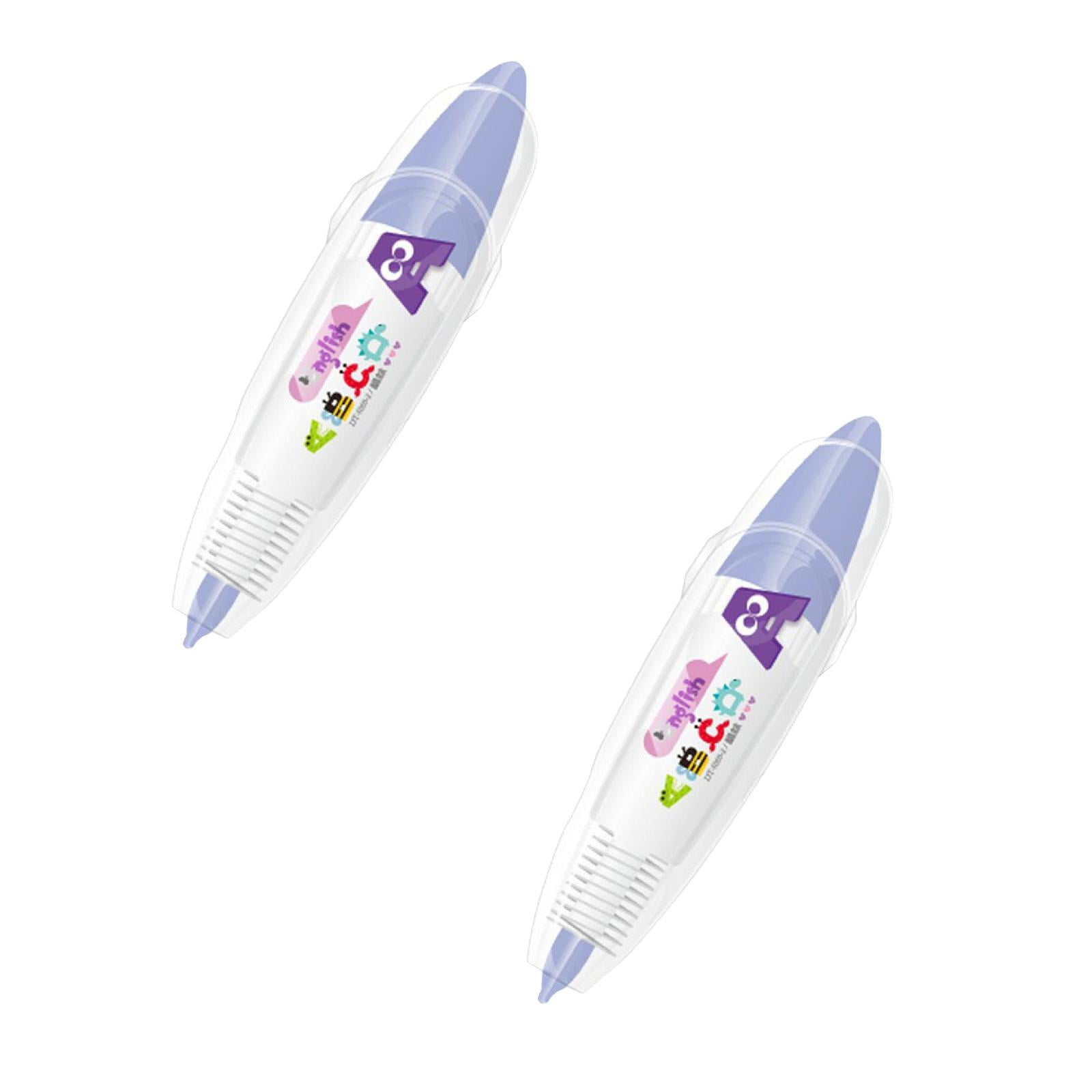 2 PCS DIY Lace Decoration Tape Pen Cartoon Pattern Lace Correction Tape ...