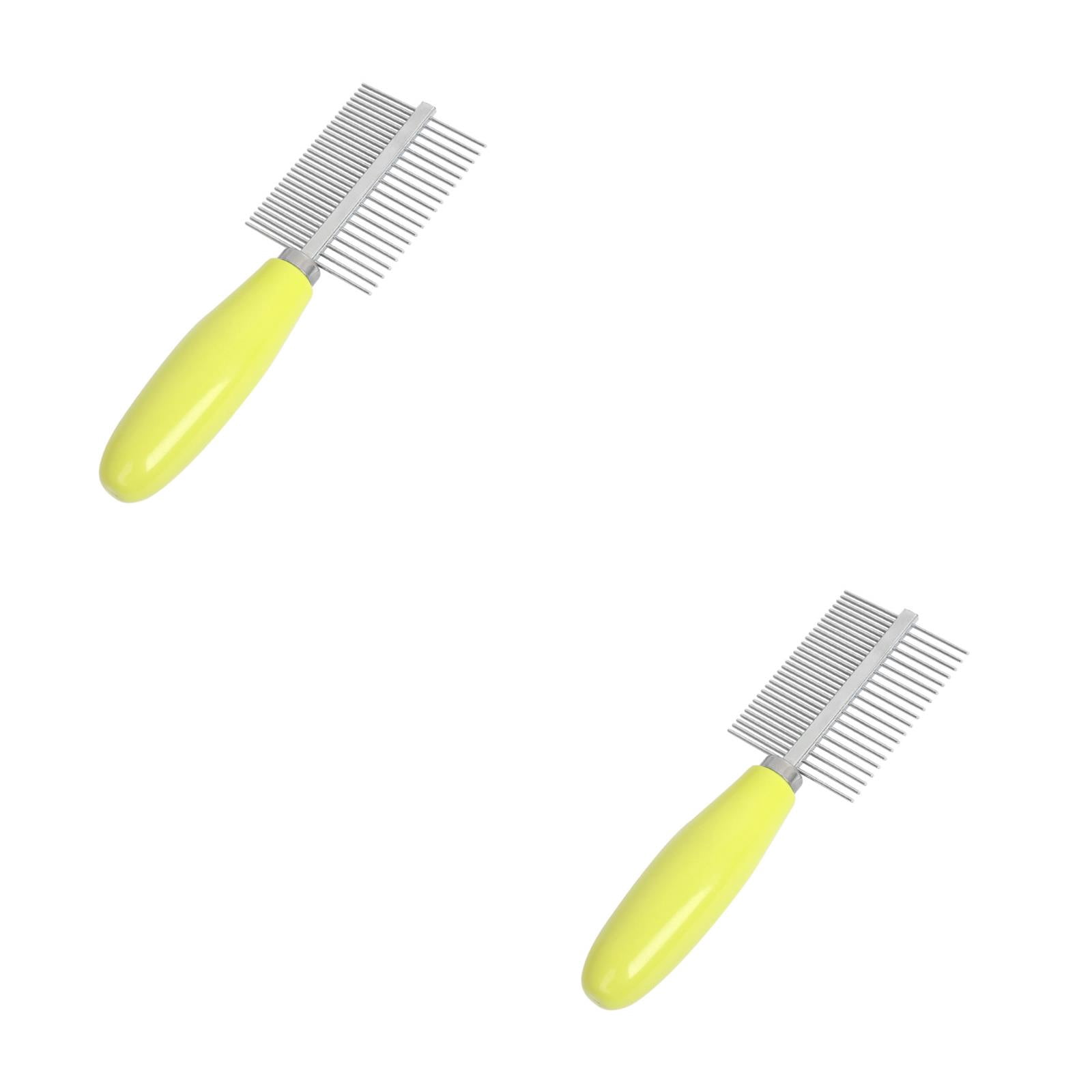 2 PCS Dog Pet Comb Pet Hair Comb for Long Hair Bridegroom 18X15X3CM ...