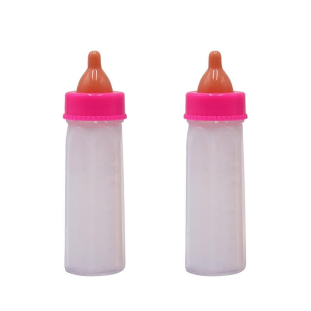 2 PCS Doll Magic Bottle Set, Disappearing Magic Milk & Juice Bottles ...