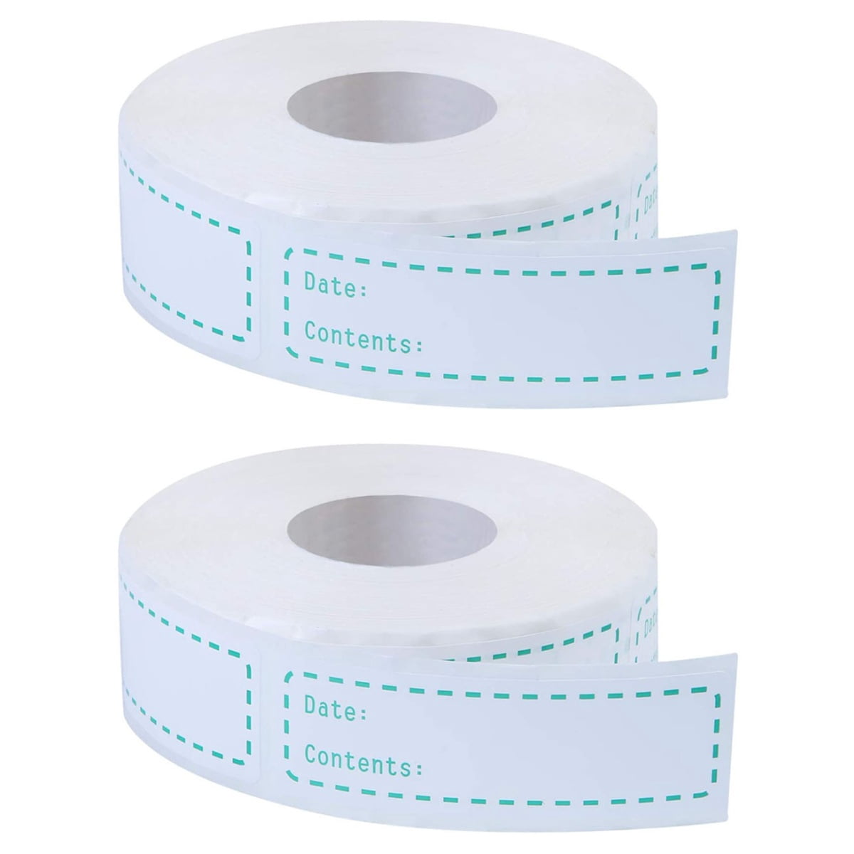2 PCS Dot Food Date Labels English Record Stickers - Walmart.com