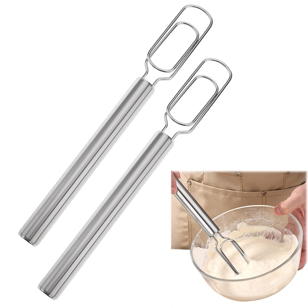 2 PCS Dough Whisk, Stainless Steel Sourdough Starter Mixer & Bread ...