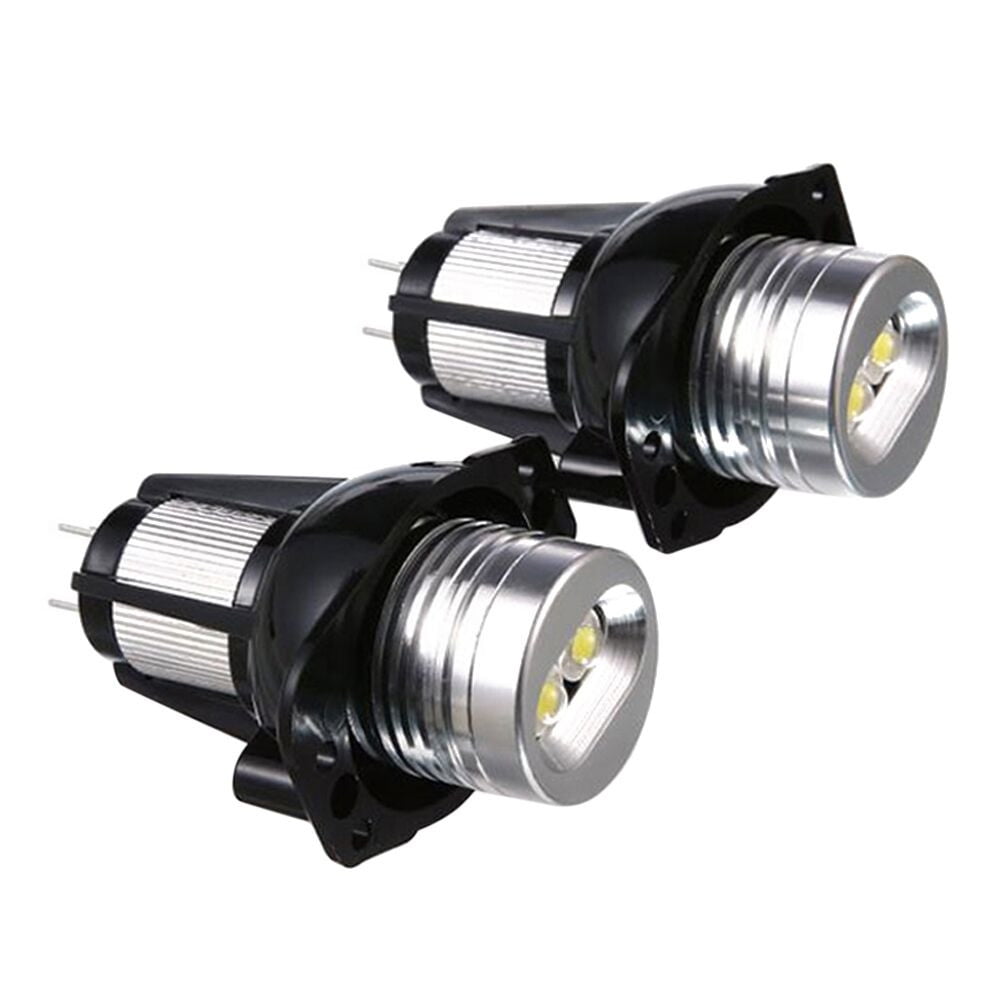 2 PCS E90 Angel Eyes Ring LED Light - 6W, for BMW 3 Series, High ...