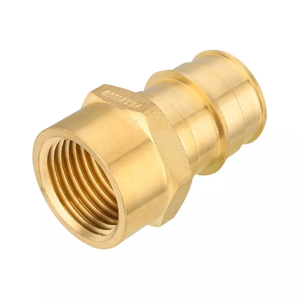 2 PCS EFIELD Pex-A 1" x3/4" Female NPT Adapter Expansion Brass Fittings, No Lead - Walmart.com