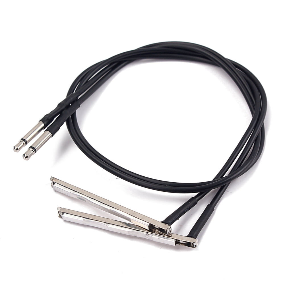 2 PCS EQ Pickup Stick Bars Piezo Bridge Pickup Stick Piezo Cable for ...