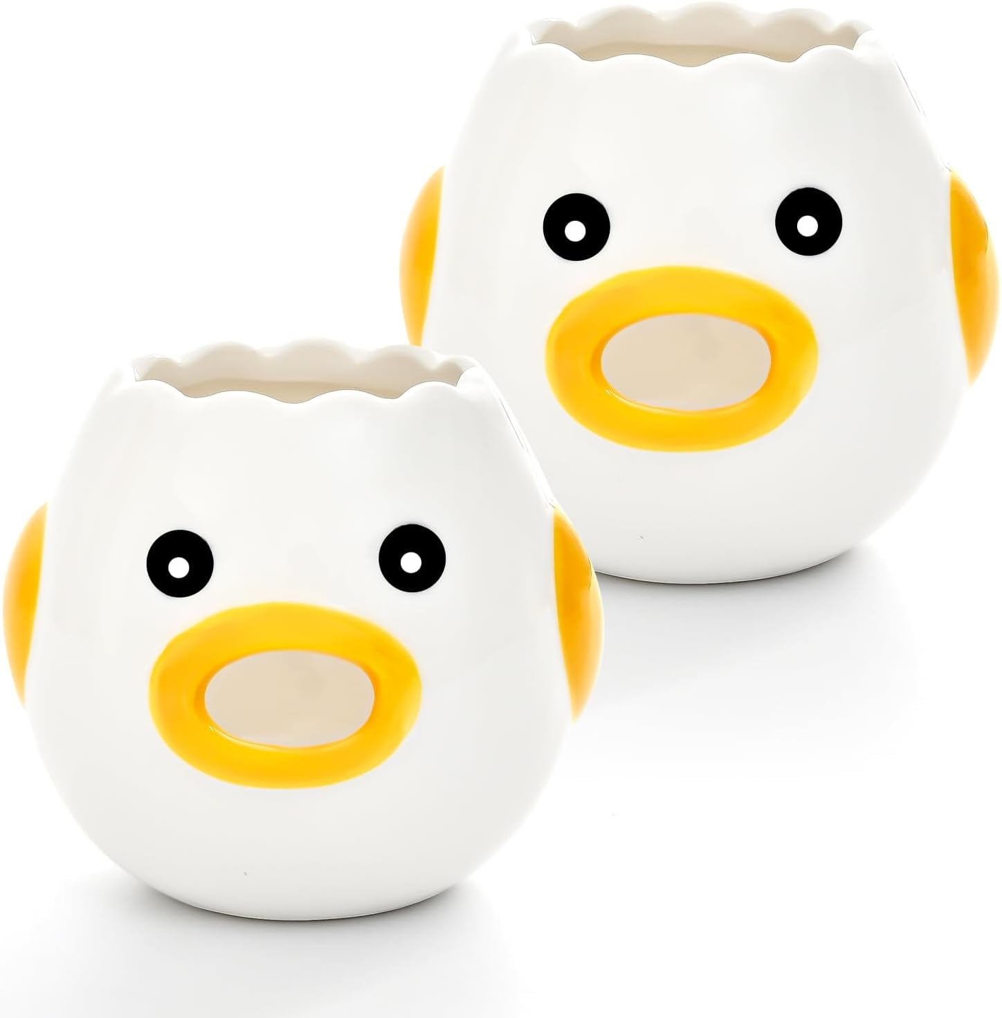 [2 PCS] Egg Separator for Raw Eggs - Egg White/Yolk Separator Tool ...