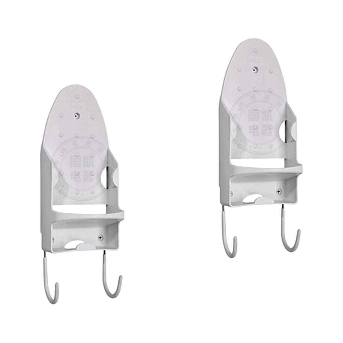 2 PCS Electric Iron Organizer Ironing Board Holder Fasten Door Wall ...