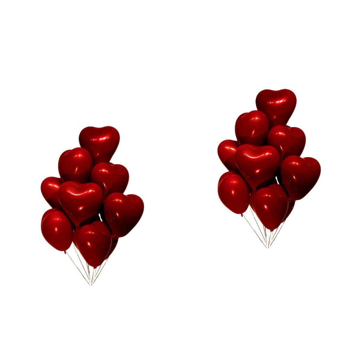 2 PCS Engagement Balloon Red Heart Balloons Sizer Decoration - Walmart.com