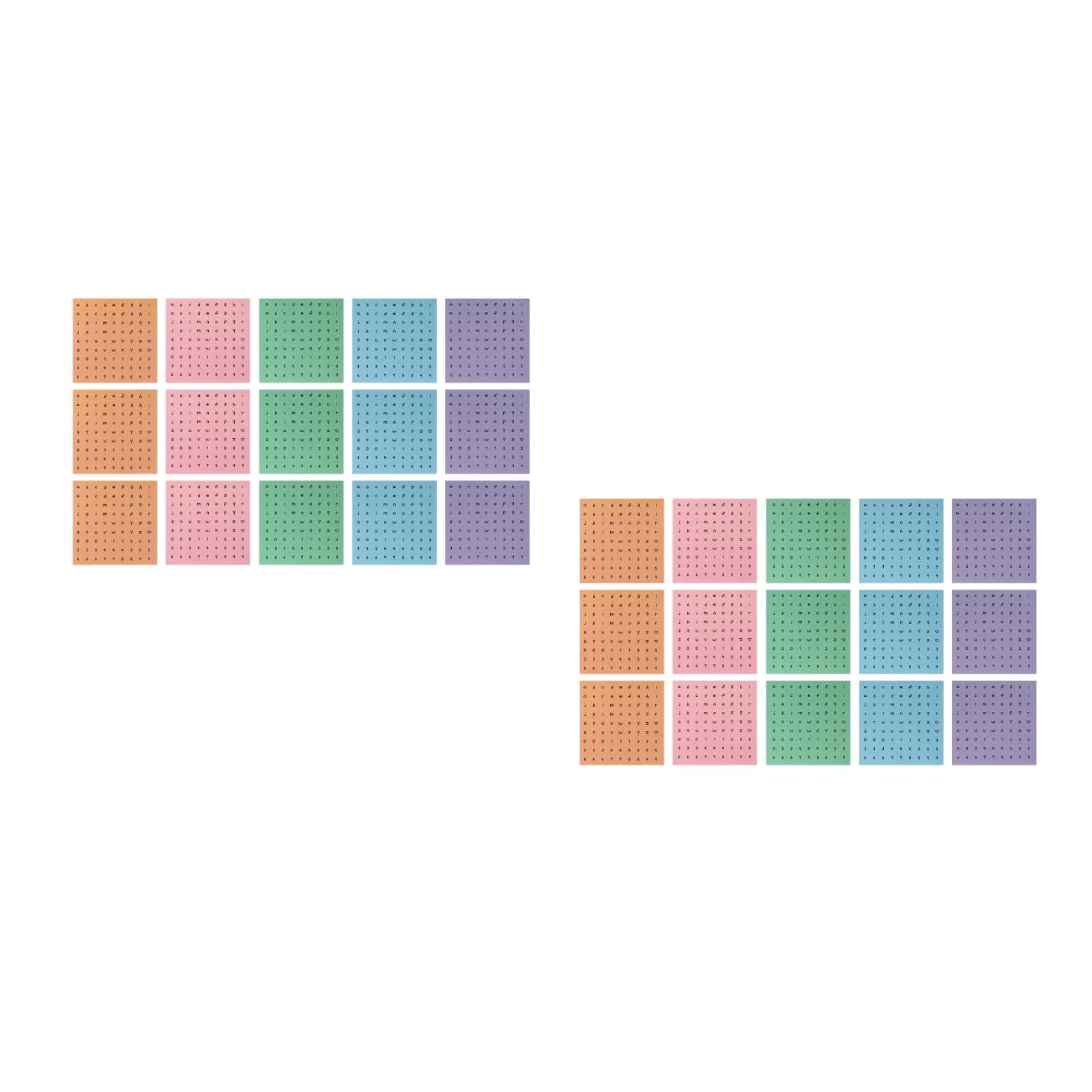 2 PCS English Alphabet Stickers Premium Low-price - Walmart.com