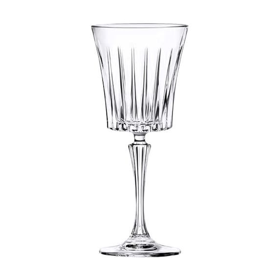 2 PCS European Striped Glass Goblet Set - Elegant Stemmed Bordeaux Wine ...