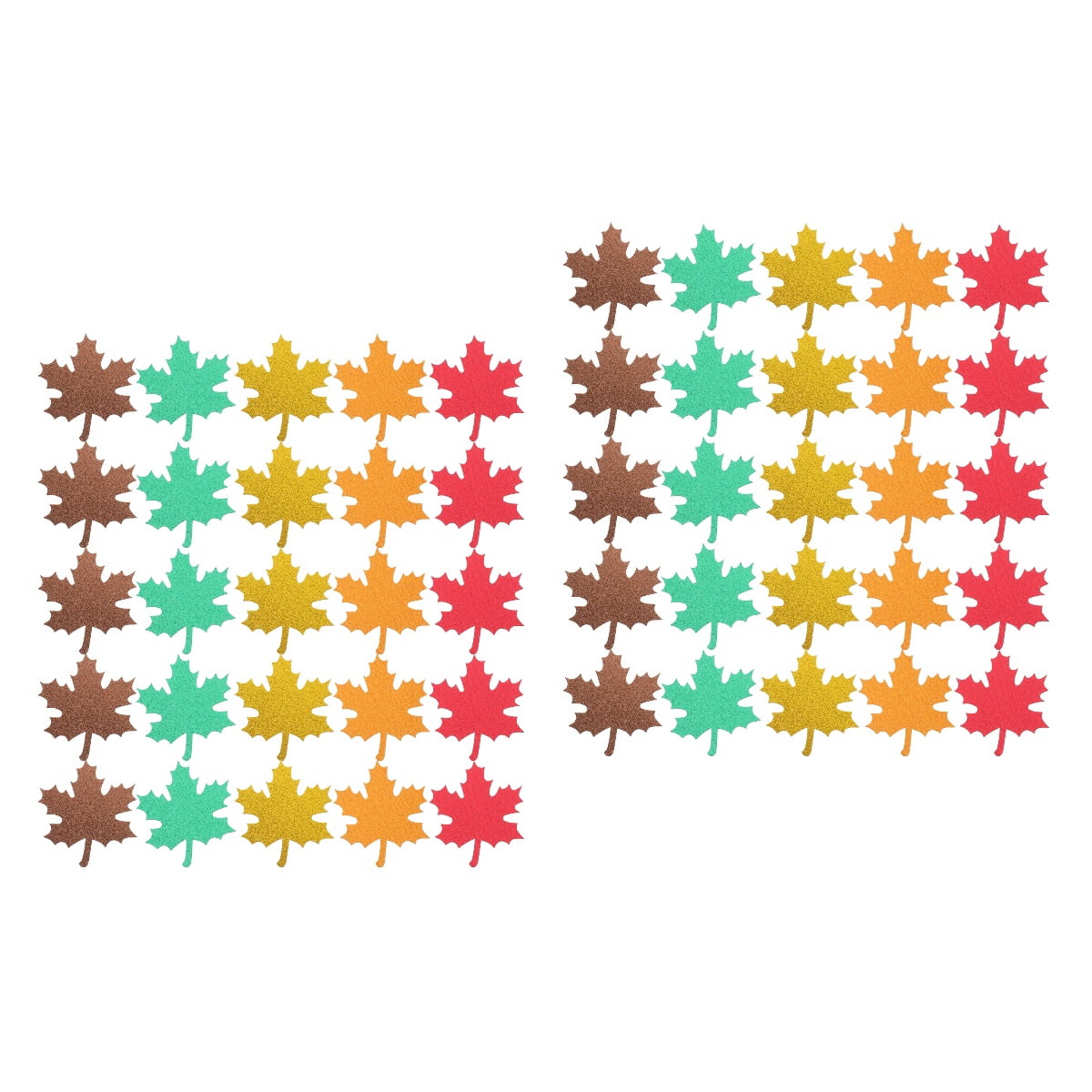 2 PCS Fall Maple Leaf Garland Stickers Bulletin Board Decoration ...