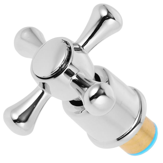 2 PCS Faucet Knob Handle Hot Cold Sink Shower Tap Handles Replacement ...