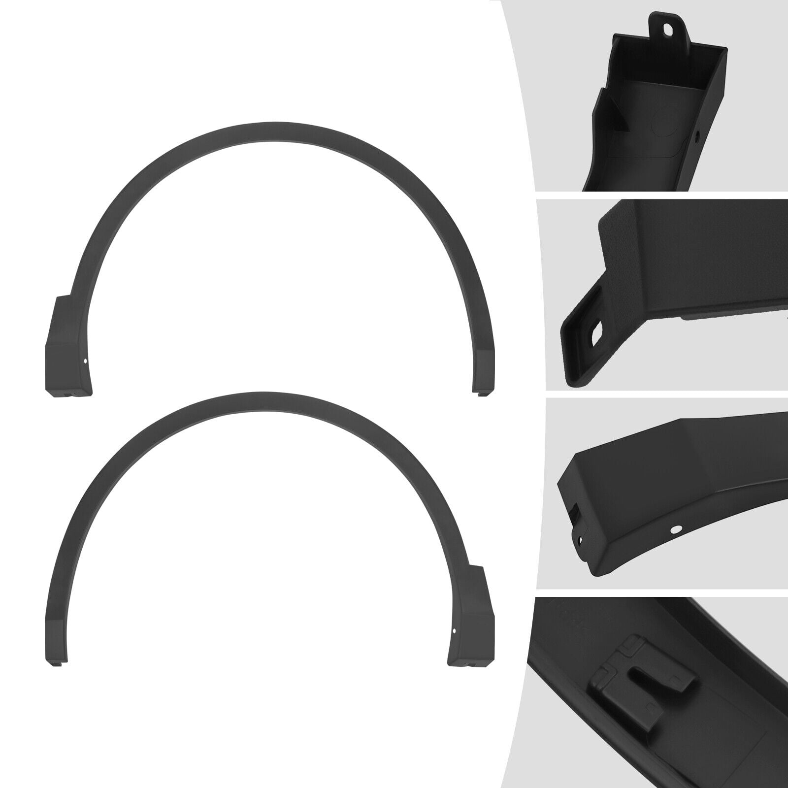 2 PCS Fender Flares Wheel Opening Molding for 2018-2021 VW Tiguan Left ...