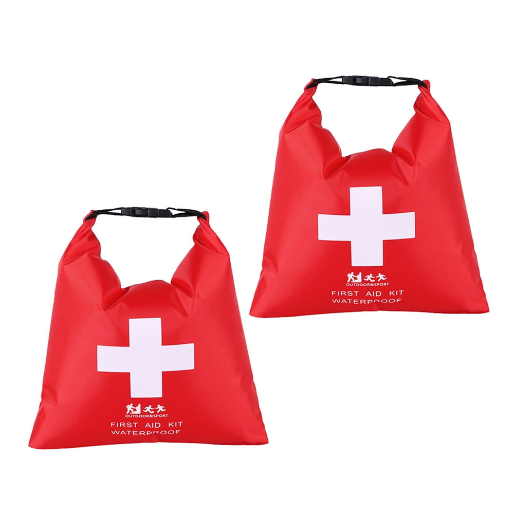 2PCS Portable Waterproof First Aid Bag Floating Storage Bag Rafting ...