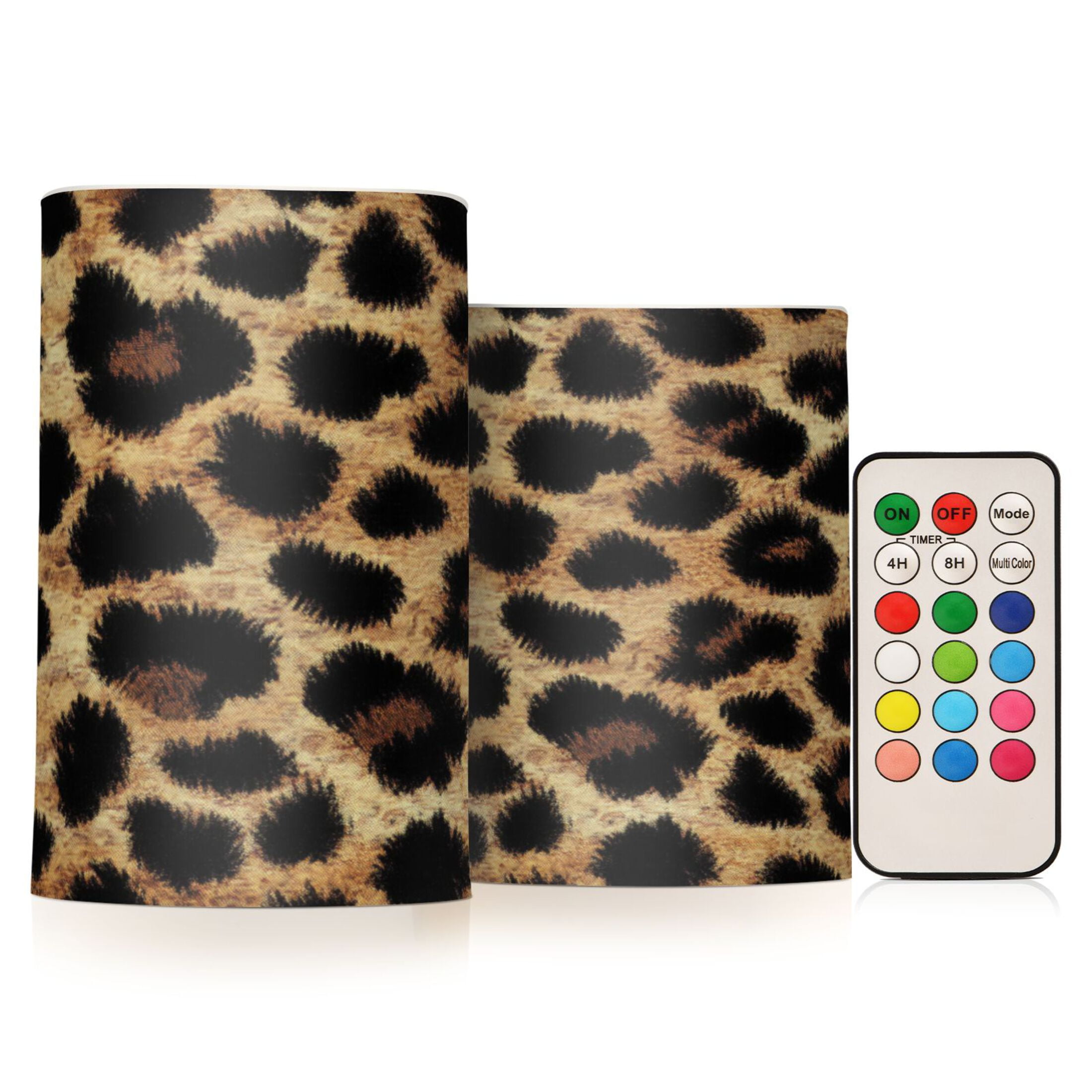 2 PCS Flameless Candles with Remote Timer LED Battery Operated ...