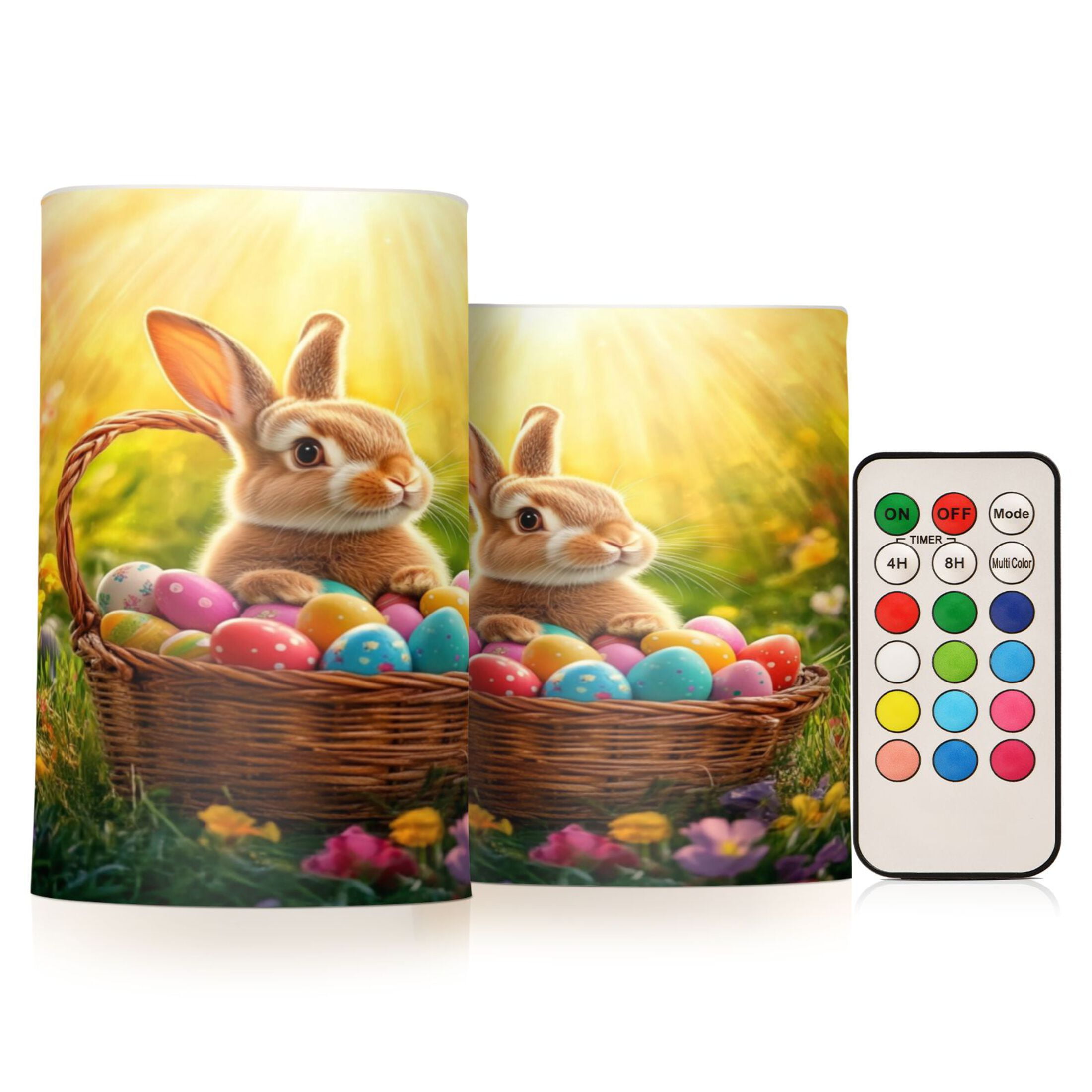 2 PCS Flameless Candles with Remote Timer LED Battery Operated ...