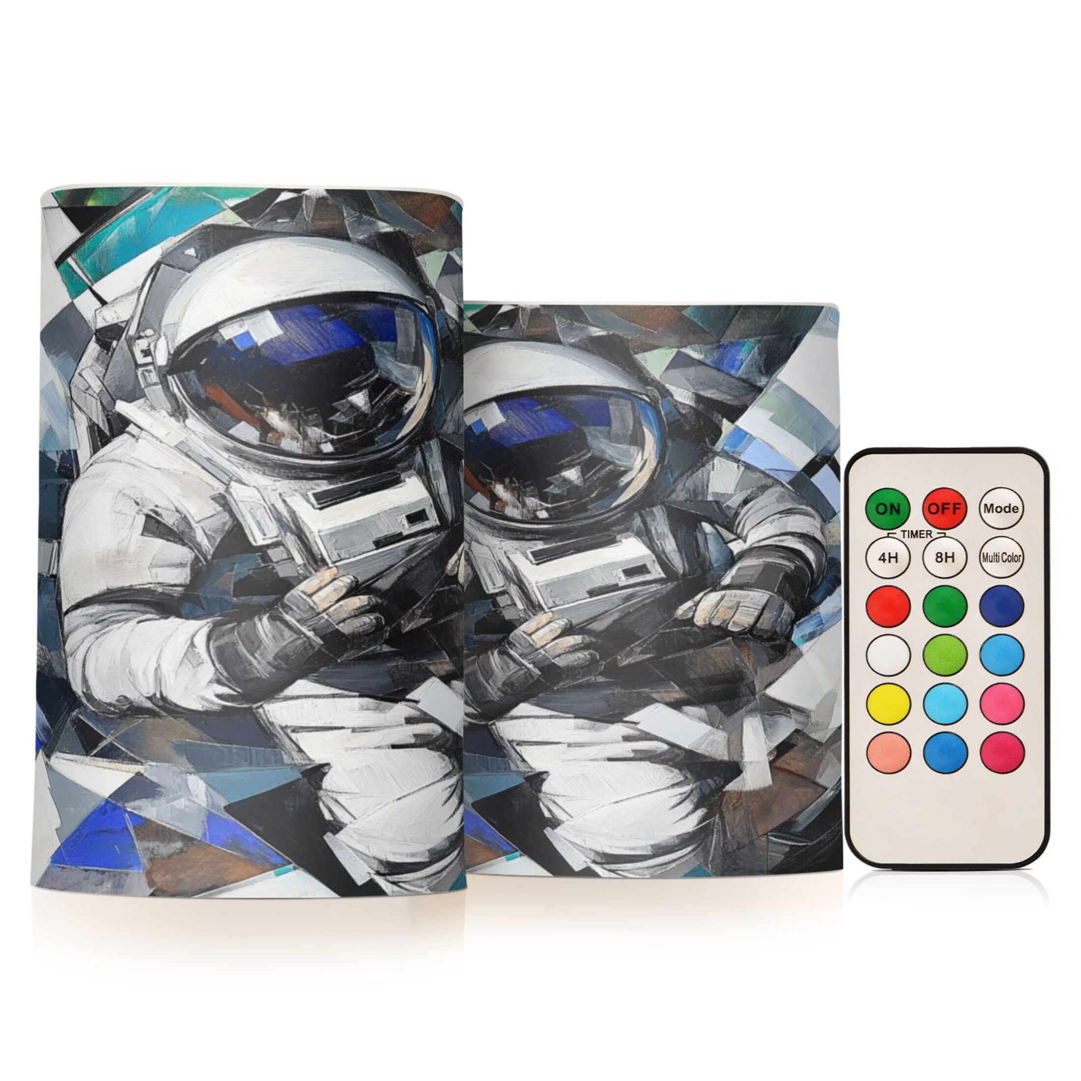 2 PCS Flameless Candles with Remote Timer LED Battery Operated Flickering Candle Light for ...