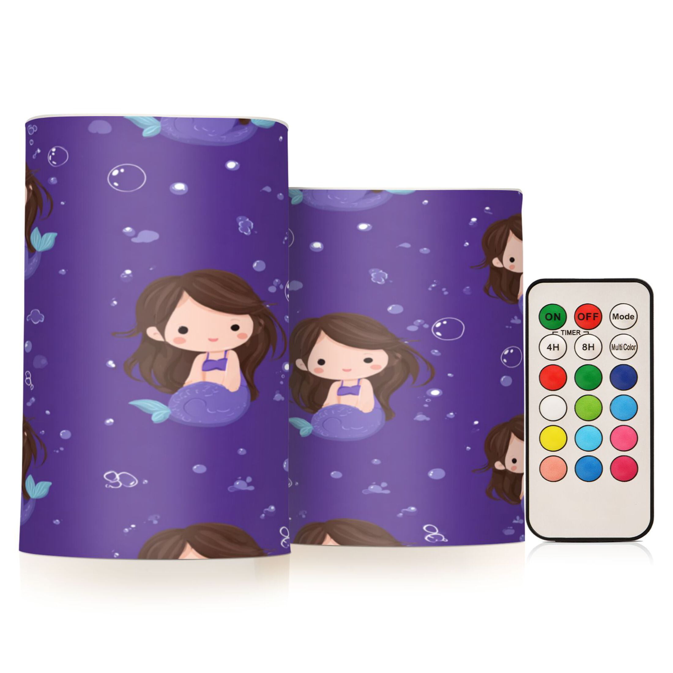 2 PCS Flameless Candles with Remote Timer LED Battery Operated ...