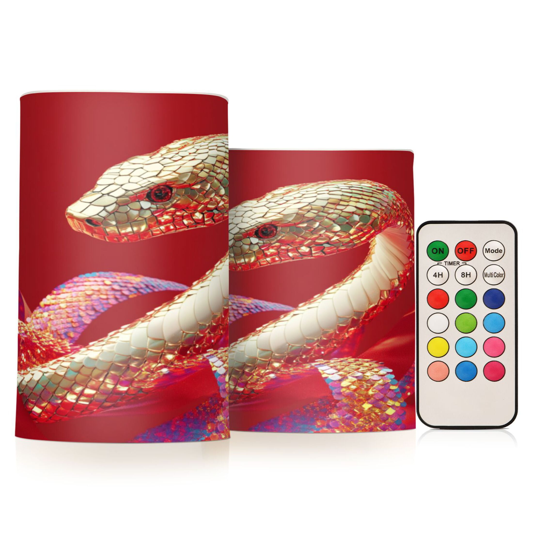 2 PCS Flameless Candles with Remote Timer LED Battery Operated ...