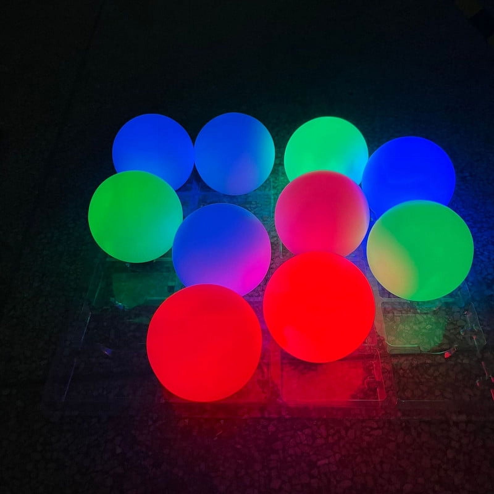 2 PCS Floating Pool Lights,16 Colors Changing Remote Control LED Ball ...